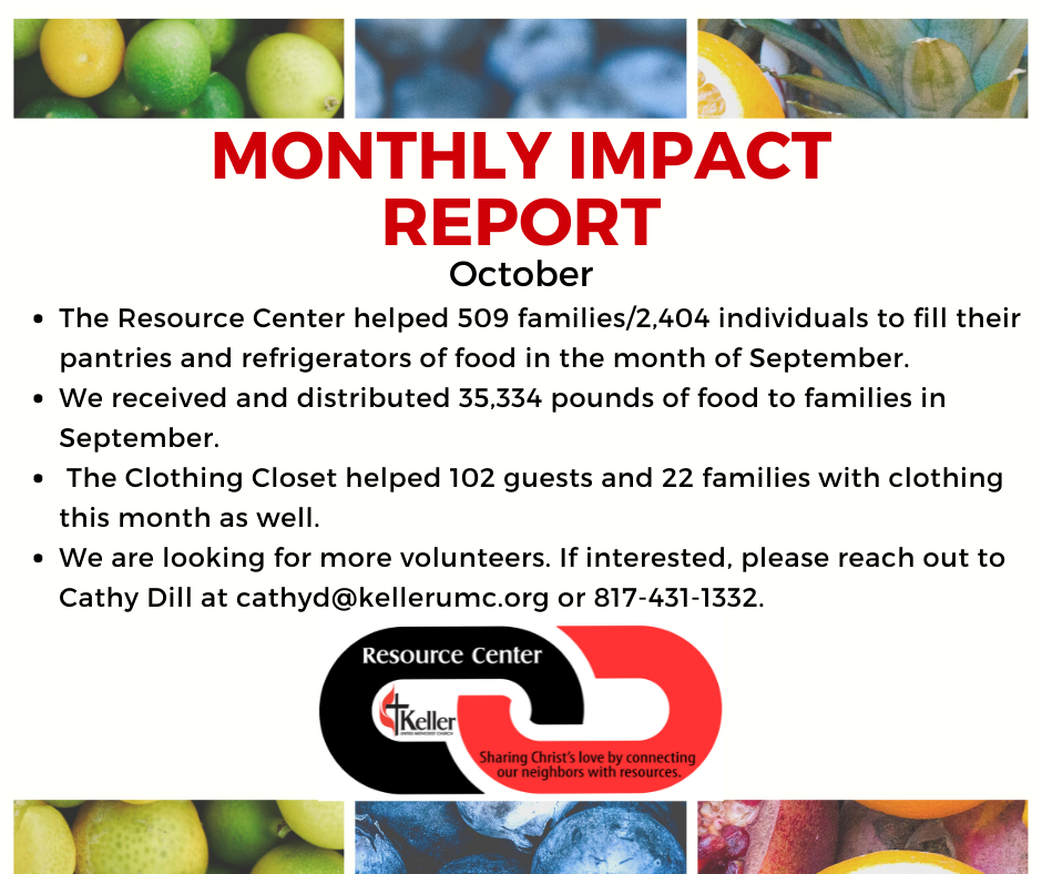 Keller UMC Resource Center | Keller UMC
